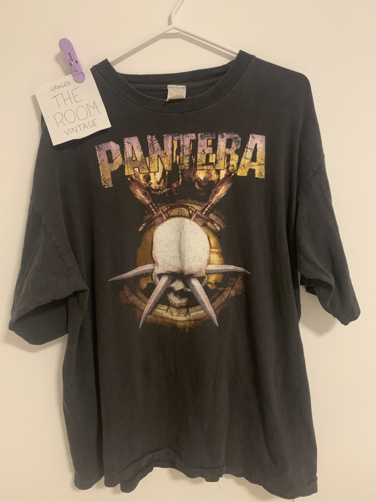 Vintage Pantera skull daggers T-shirt | Grailed