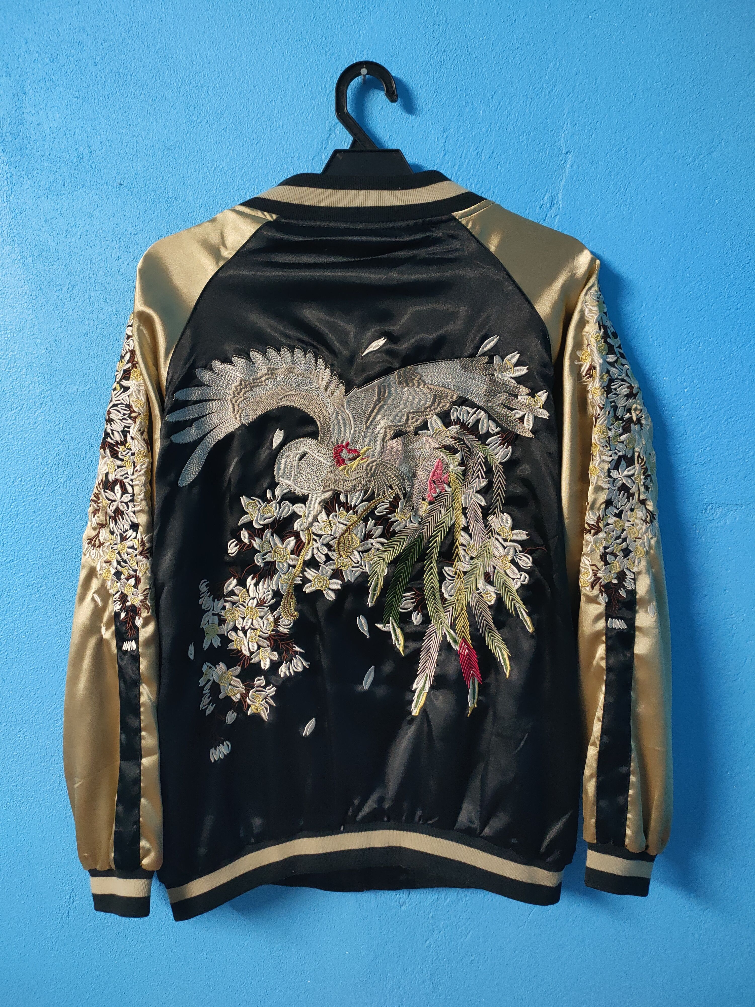 Sukajan Souvenir Jacket Sukajan embroidery reversible jacket nice ...