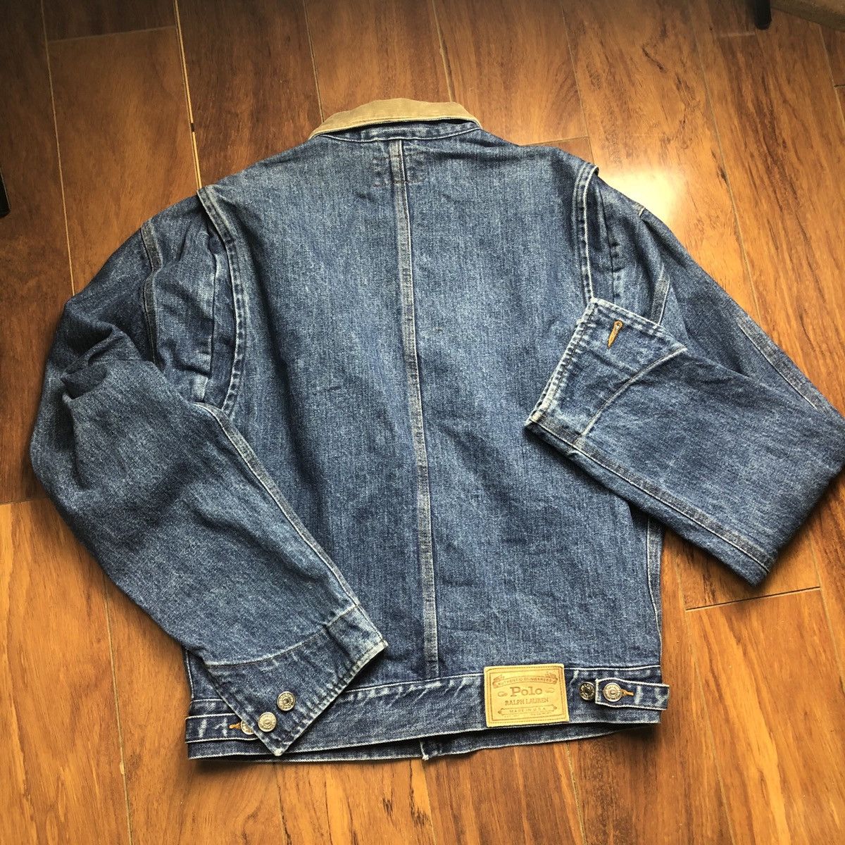 Polo Ralph Lauren Vintage Polo Denim jacket size small Kanye west | Grailed