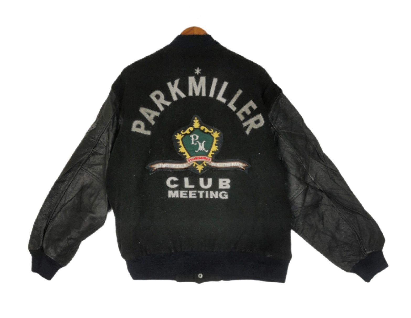 Leather Jacket × Streetwear × Varsity Jacket ParkMiller Varsity Jacket ...
