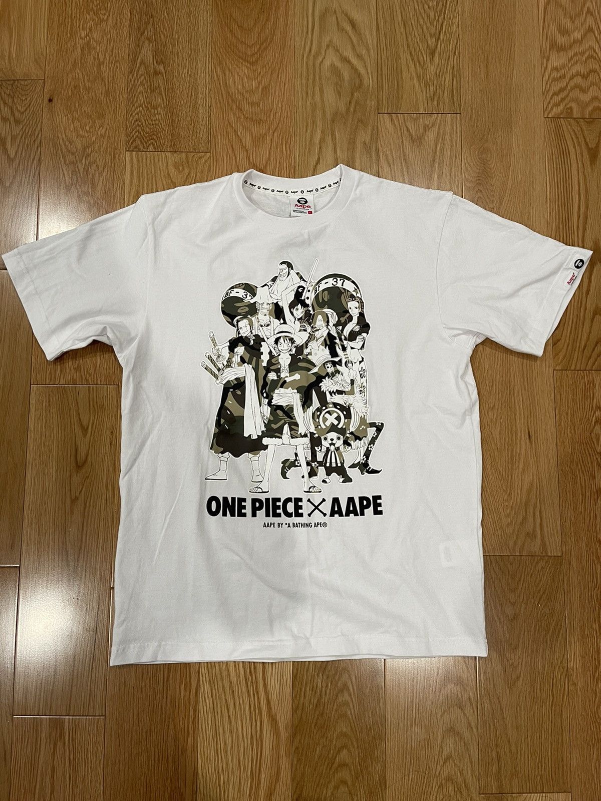 Aape AAPE x One Piece Camo T Shirt | Grailed