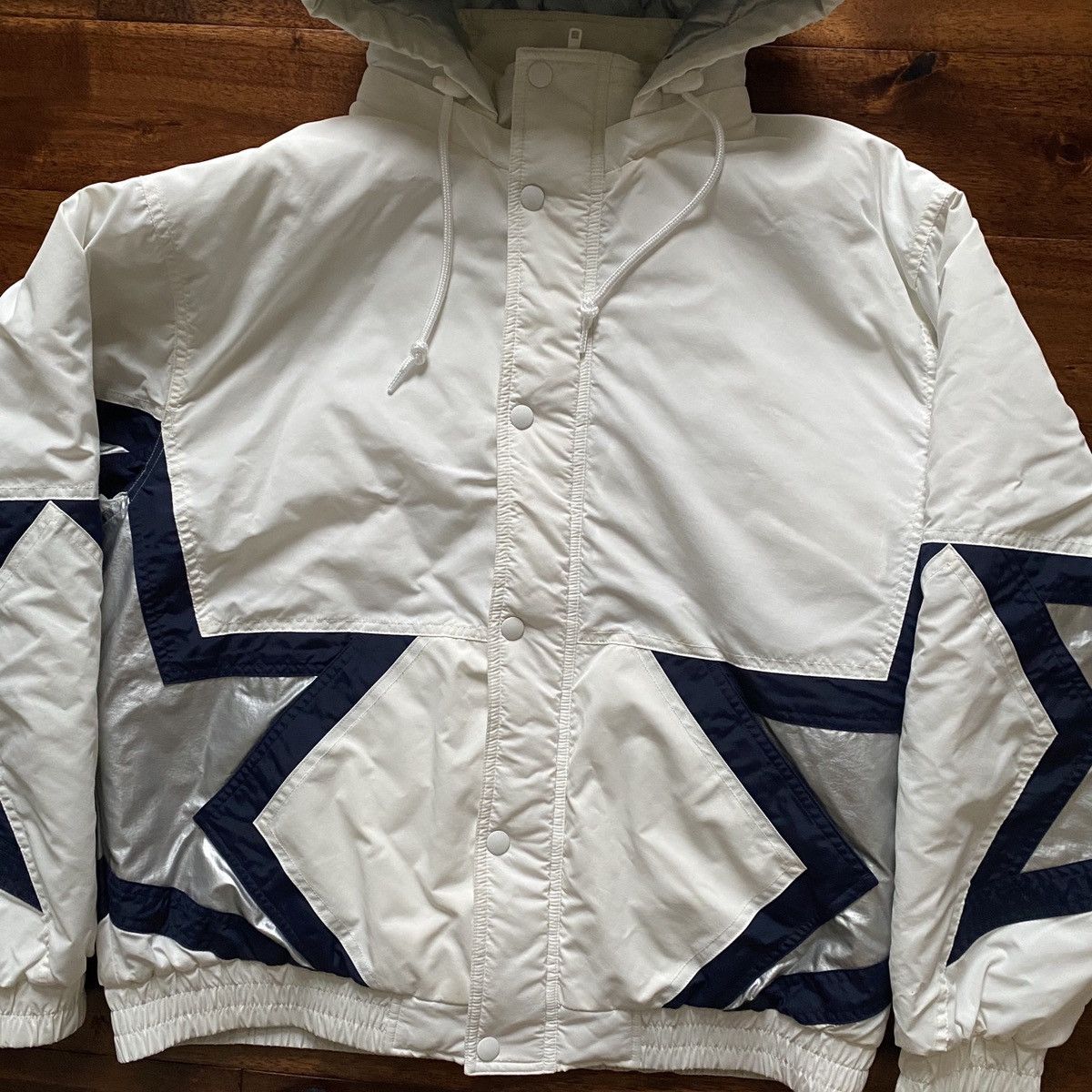 Supreme Supreme Stars Puffy jacket | Grailed