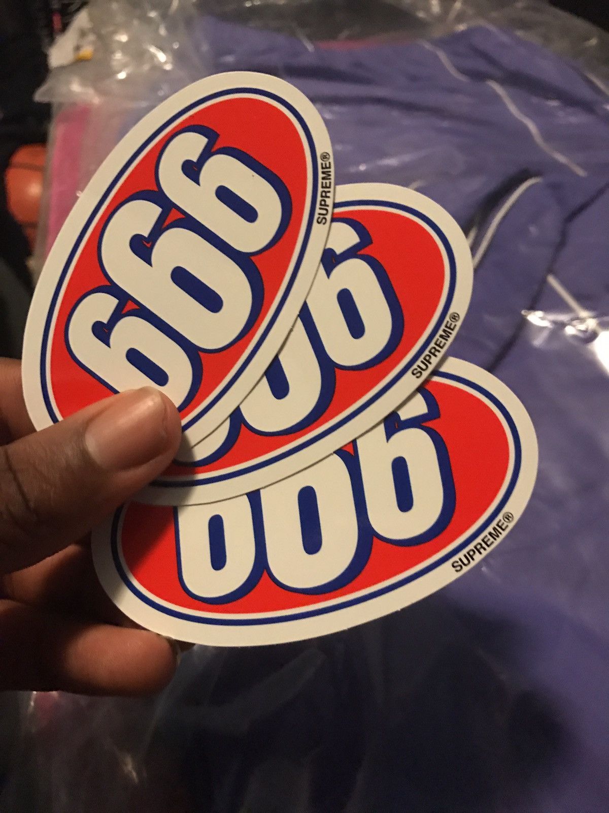 Supreme Supreme 666 Sticker | Grailed