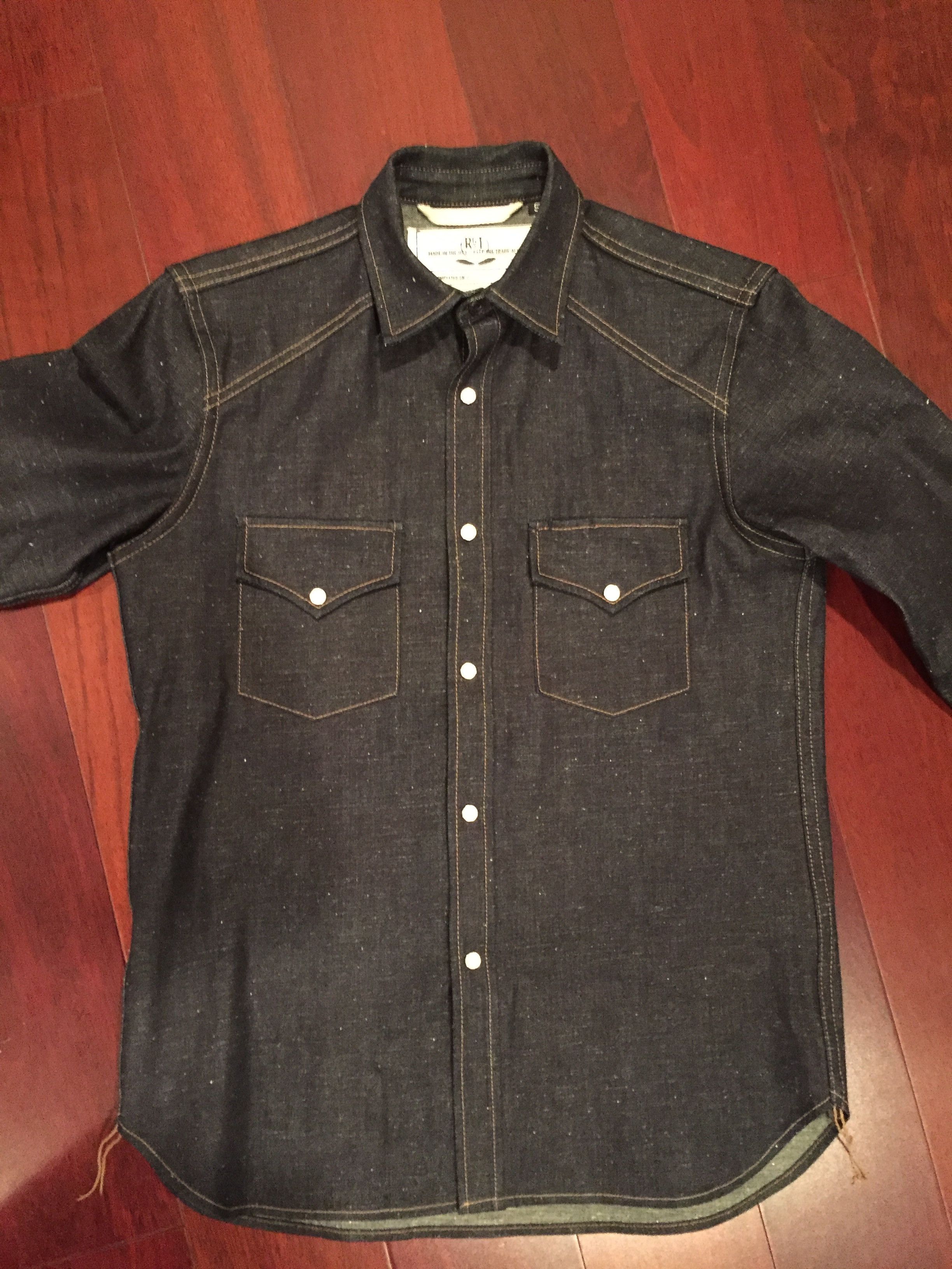 Rogue Territory Western Shirt // Neppy Denim | Grailed