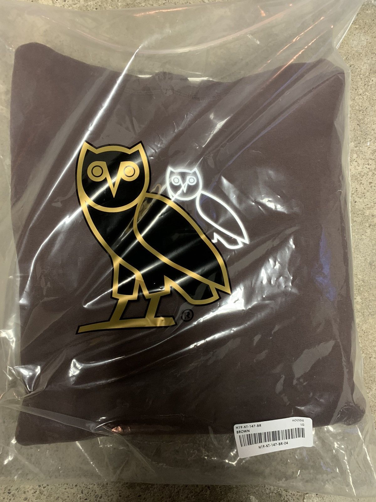 Drake × Octobers Very Own OVO 3M Owl classic hoodie brown | Grailed