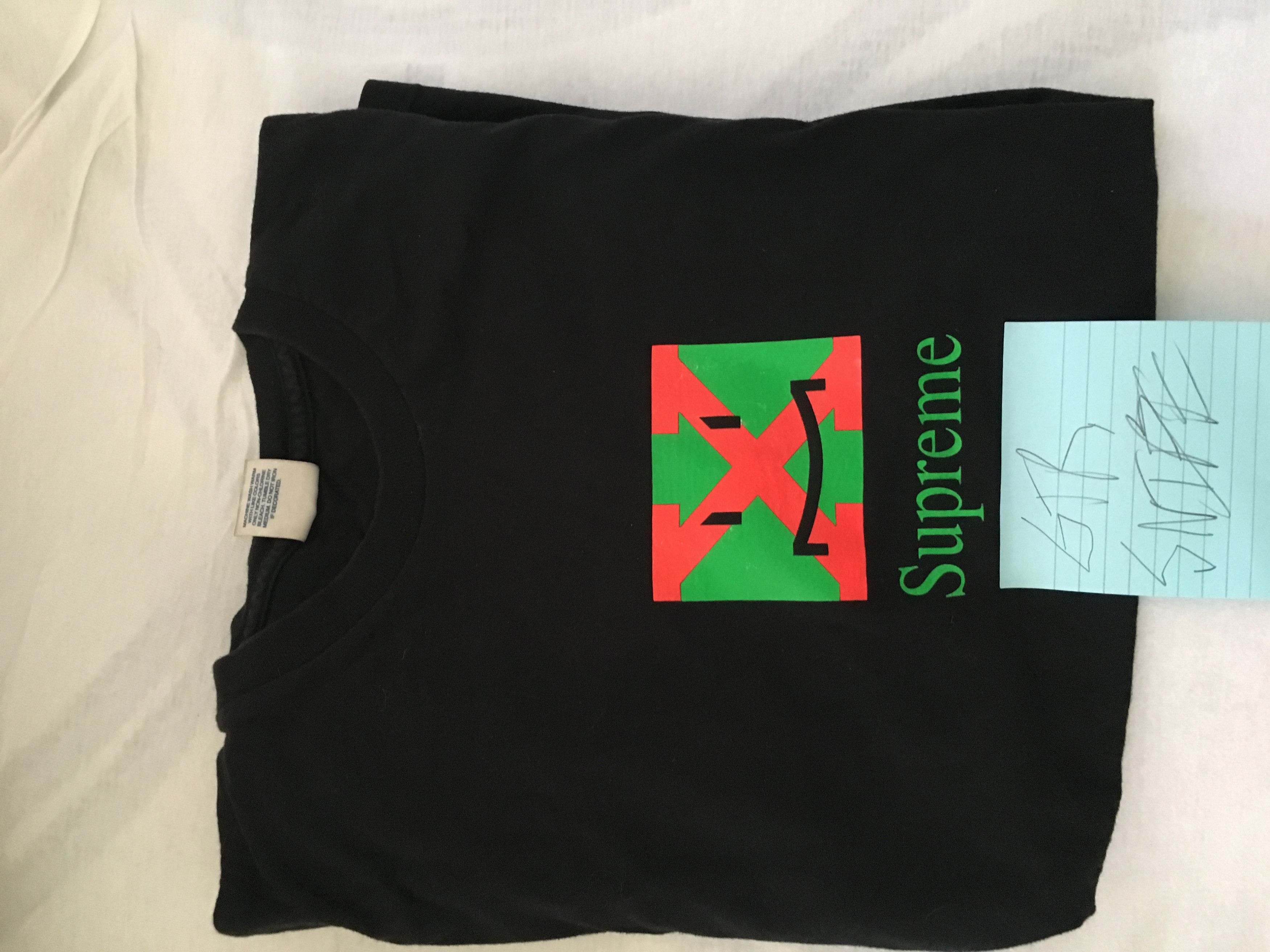 Supreme Supreme X Smiley Face Tee Black | Grailed