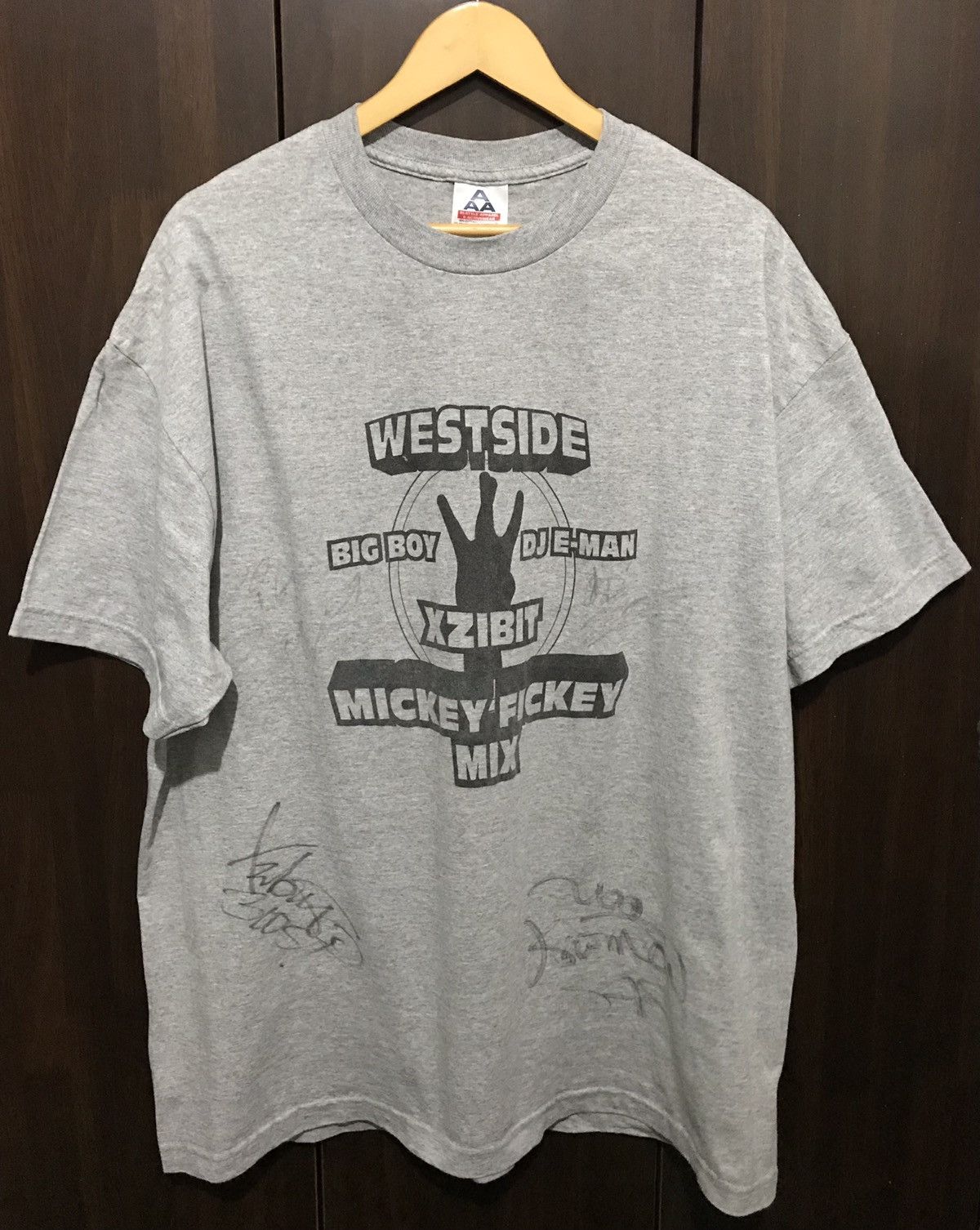 Rap Tees × Vintage Westside Big Boy DJ E-Man Xzibit Mickey Fickey Mix ...