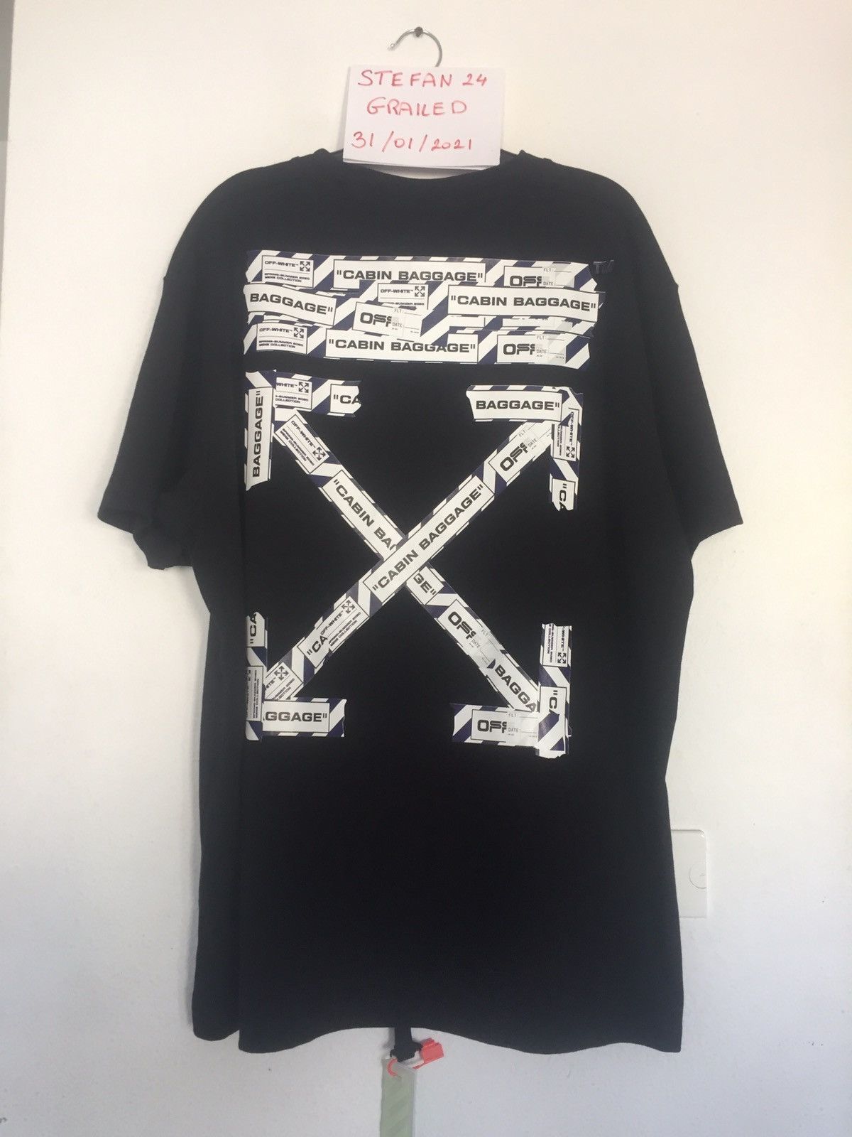 Off-White Off white Cabin Baggage t shirt | Grailed