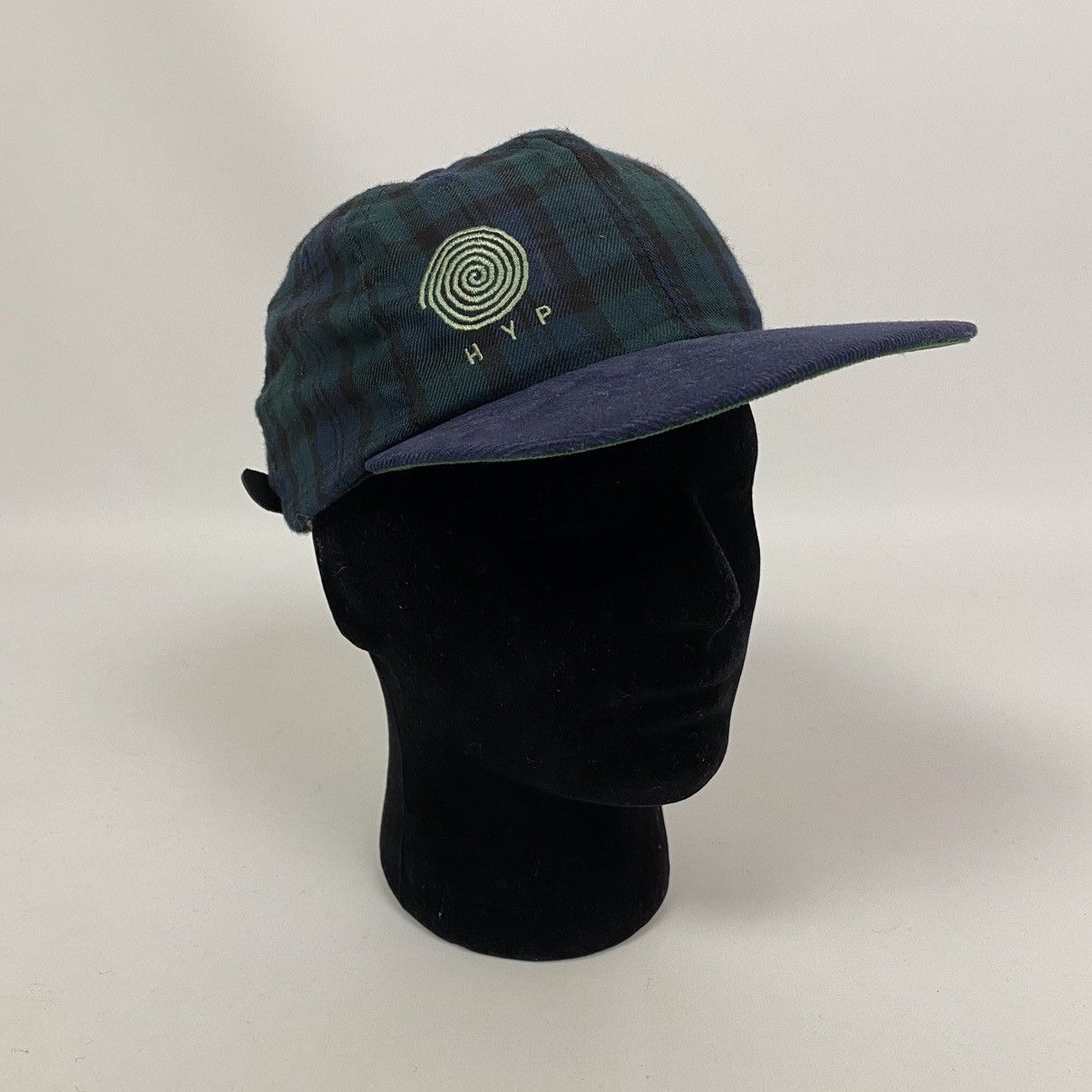Dad Hat × Streetwear × Vintage 1990’s Vintage HYP Hypnotic Hats Tartan ...