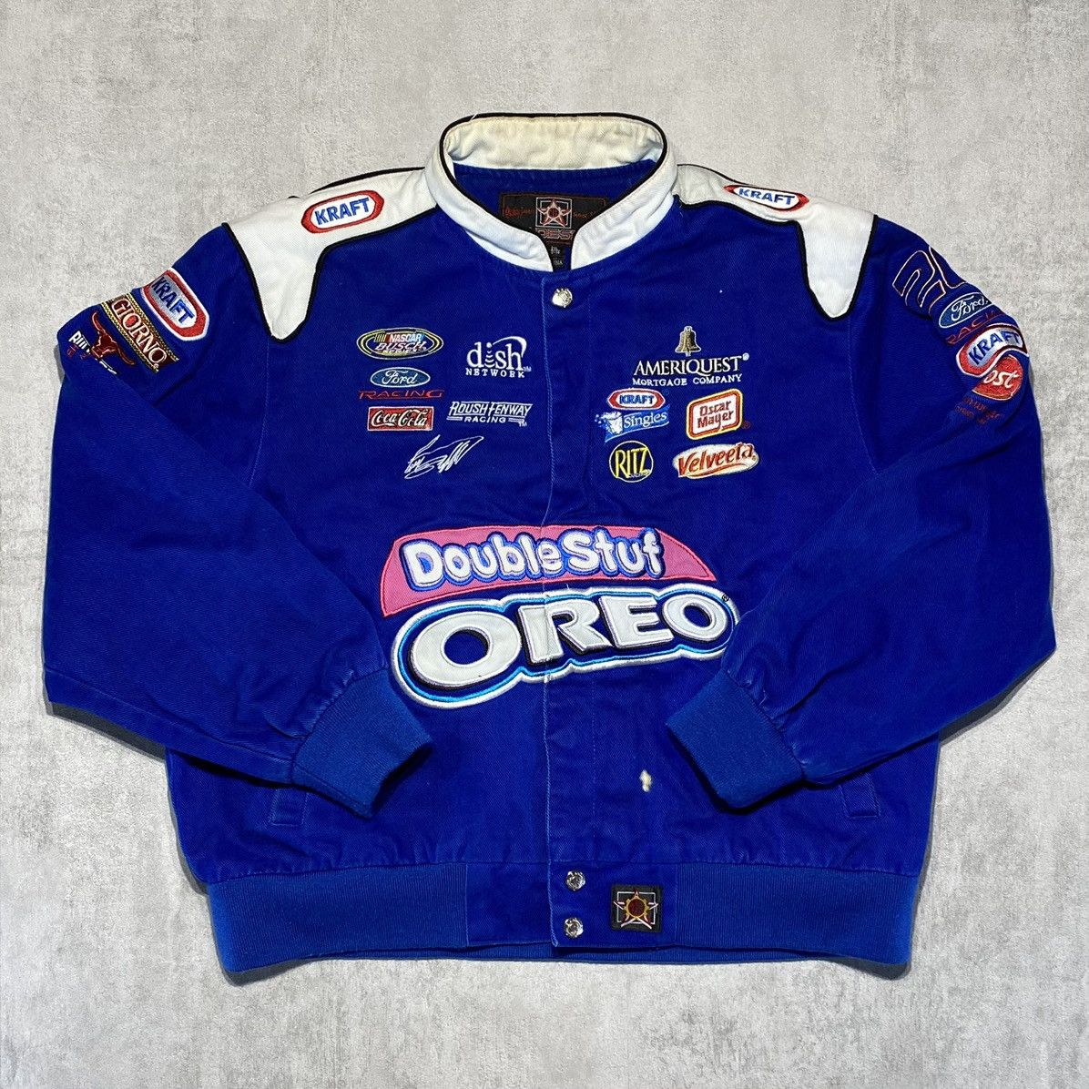 NASCAR × Vintage Y2k Greg Biffle NASCAR Racing Oreo #26 Racing Twill ...