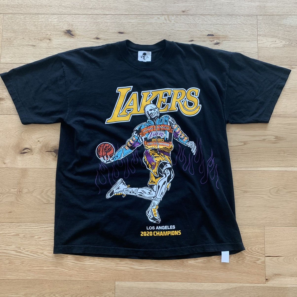 NBA × Warren Lotas Warren Lotas Lakers 2020 champion shirt | Grailed