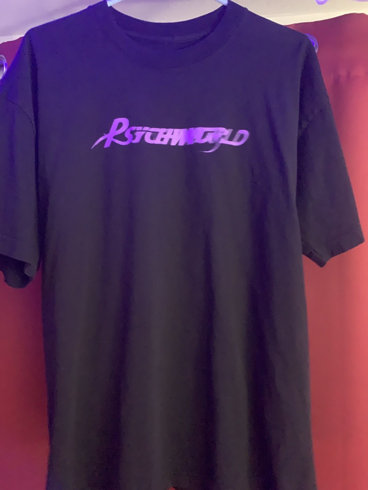 Psychworld Psychworld Motion Logo Purple Tee | Grailed