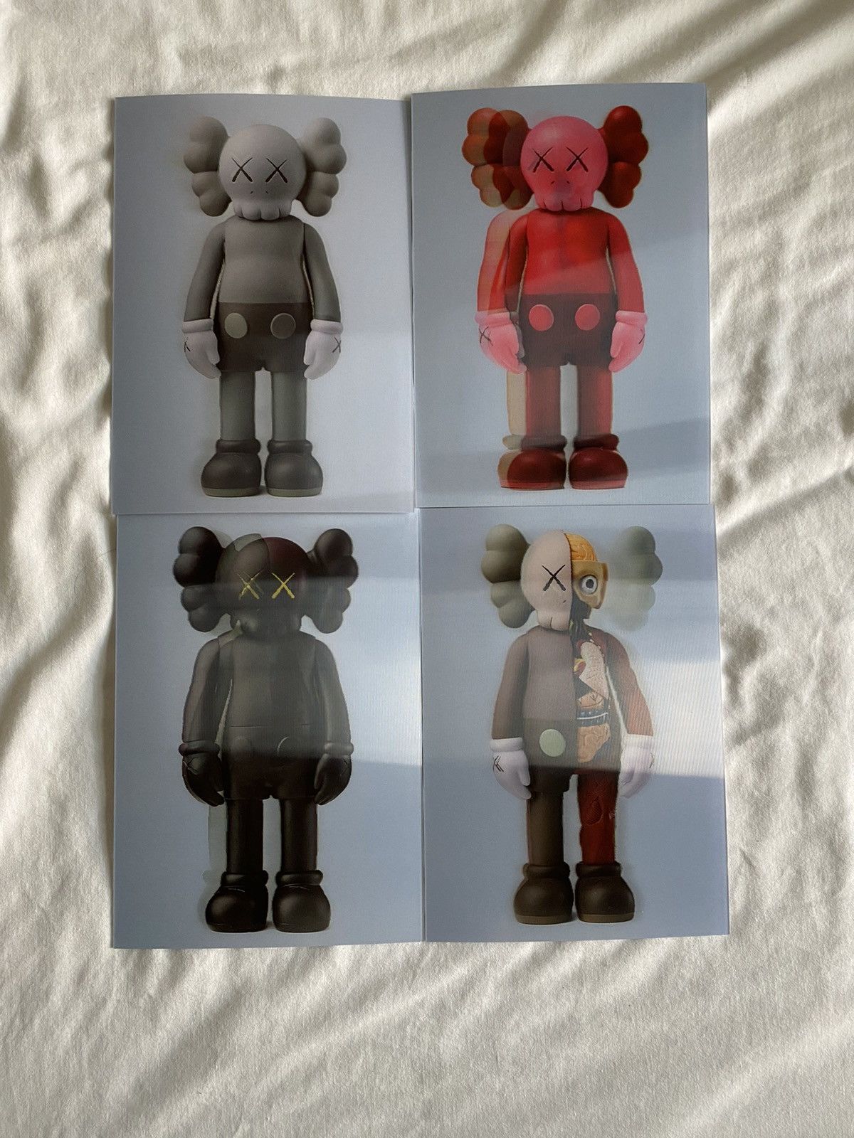 Kaws KAWS NGV Lenticular 3D print cards | Grailed