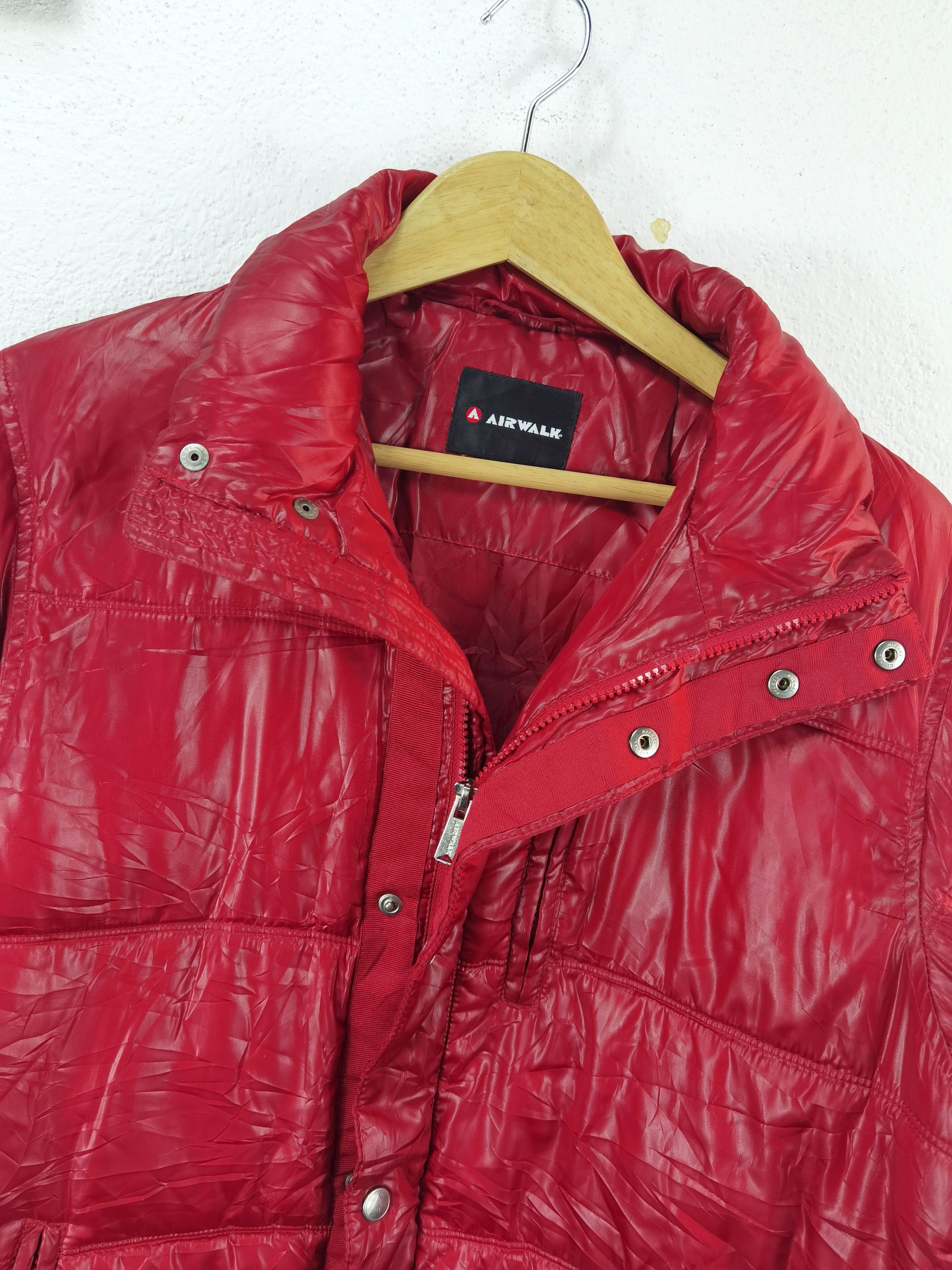 Streetwear 1.7 Airwalk Puffer Down Jacket chile red like new | Grailed