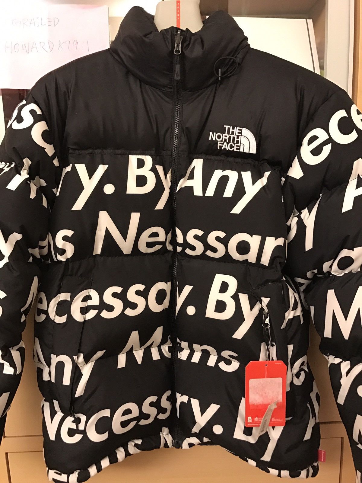 Supreme × The North Face By Any Means Necessary Nuptse Jacket | Grailed