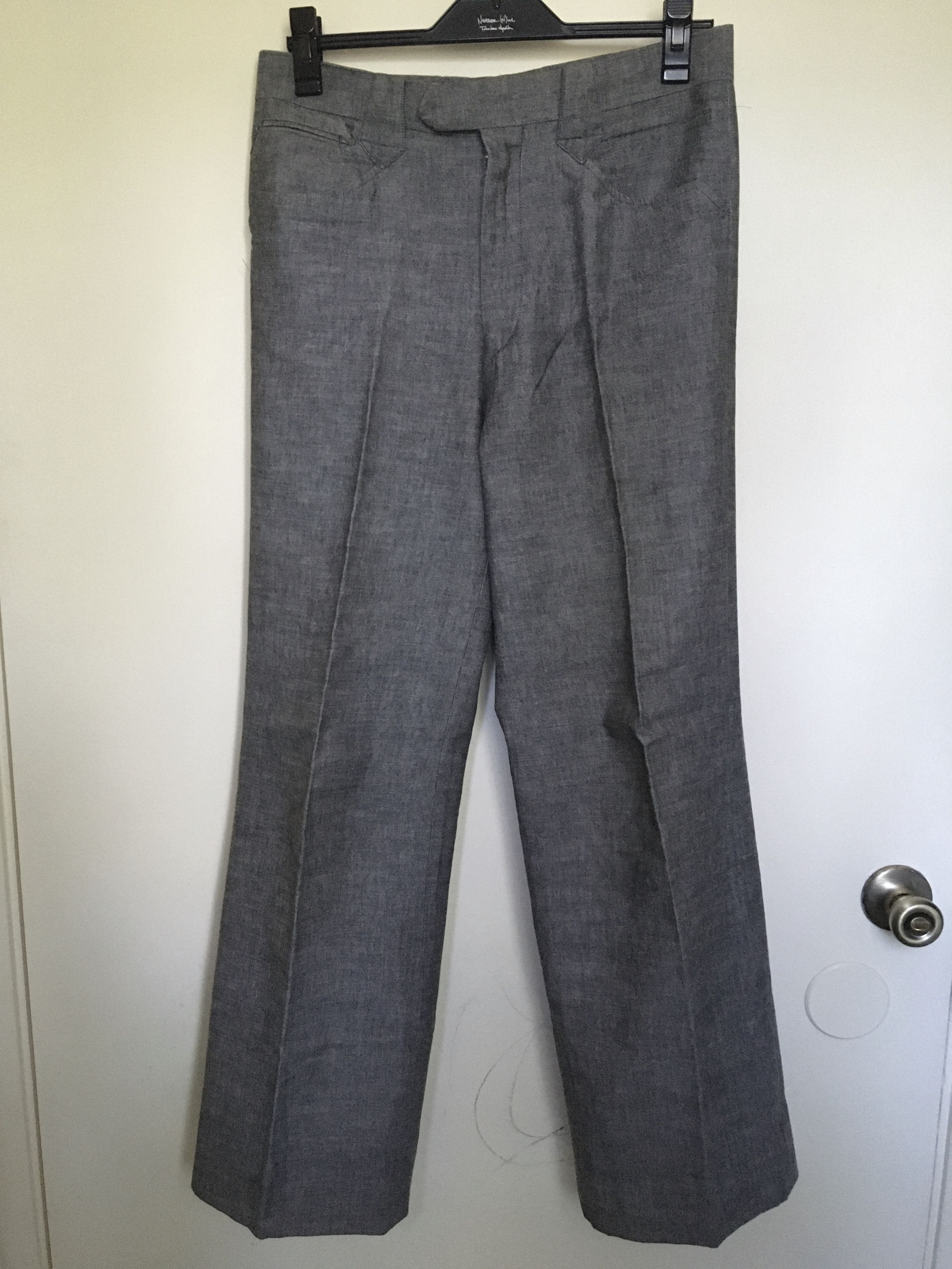 Number (N)ine Number Nine 2001 s/s “Time Migration” wide leg pants ...