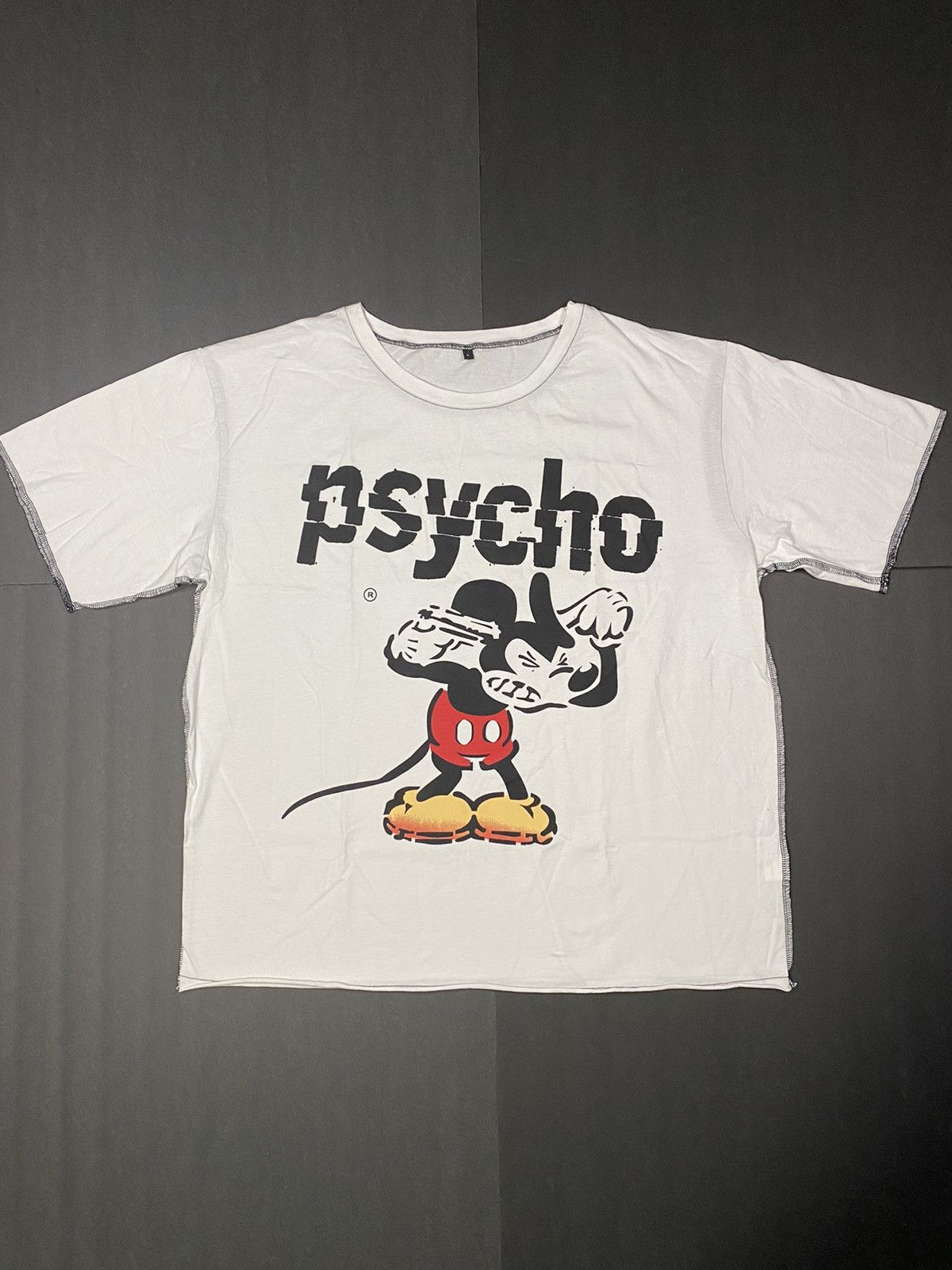 Disney “Mickey Goes Psycho” Tee | Grailed