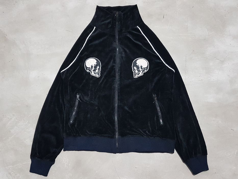 Number (N)ine S/S 04' Skull Velour Track Jacket "Dream Baby Dream ...