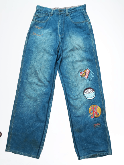 Fubu × Harlem Globetrotters Harlem x Fubu Patches Denim | Grailed