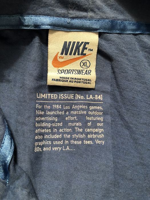 Nike Nike Sportswear L License Plate 1984 LA Olympic Polo Shirt | Grailed