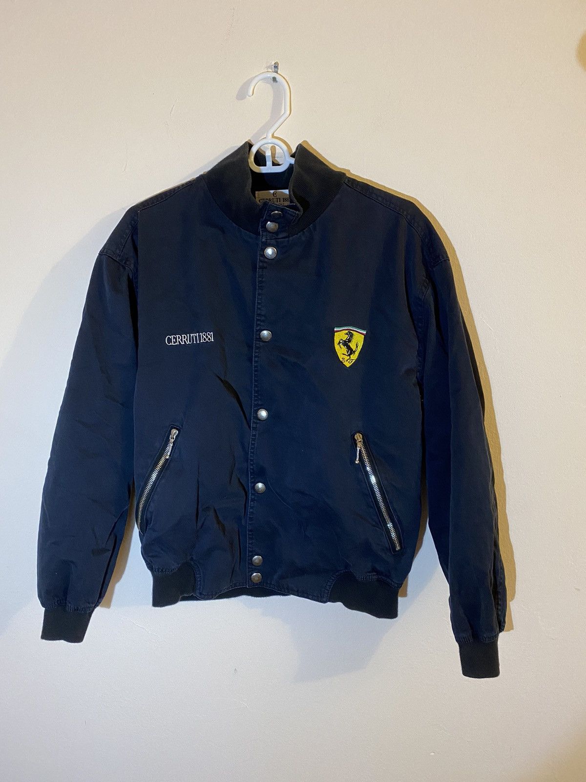 Cerruti 1881 × Ferrari 1990s Cerruti 1881 x Ferrari Black Jacket *made ...