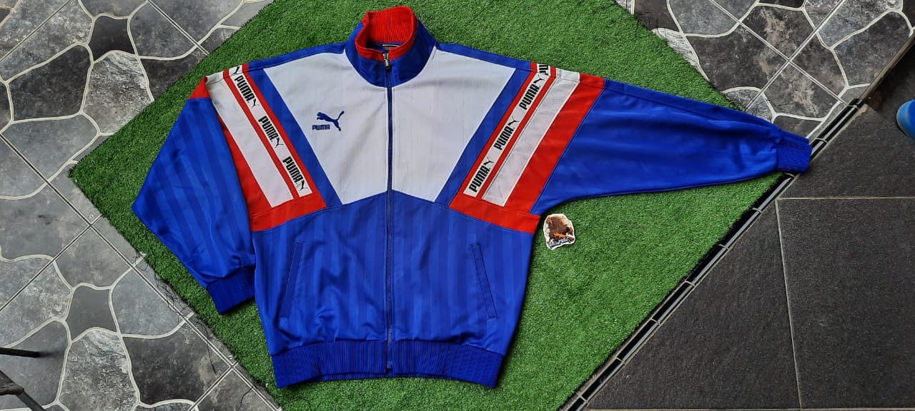 Vintage track jacket 90s puma colitblock | Grailed