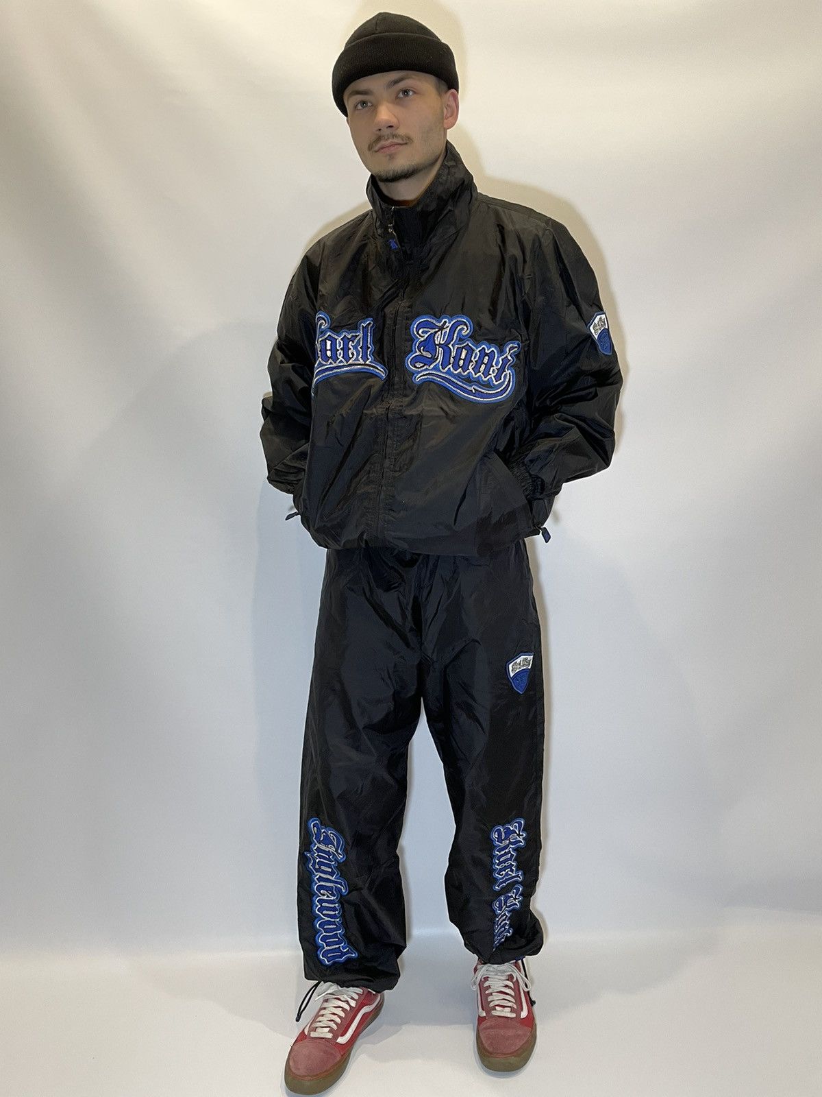 Karl Kani × Vintage Vintage Karl Kani Nylon Hip Hop Tracksuit 90s | Grailed