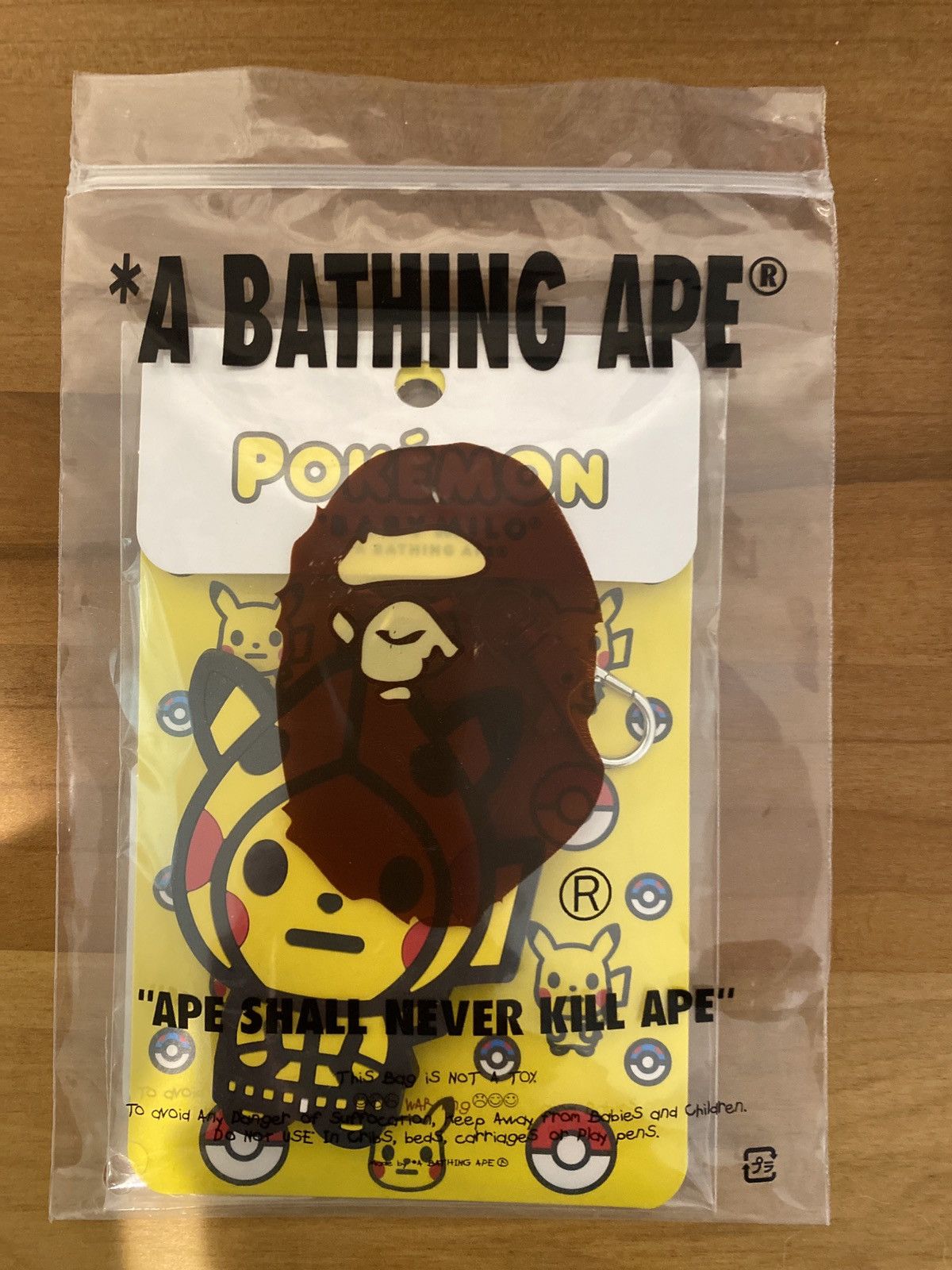 Bape Bape x Pokémon Pikachu Keychain | Grailed