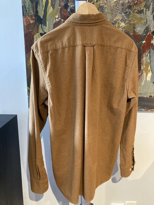 Muji MUJI Brown Button Down | Grailed