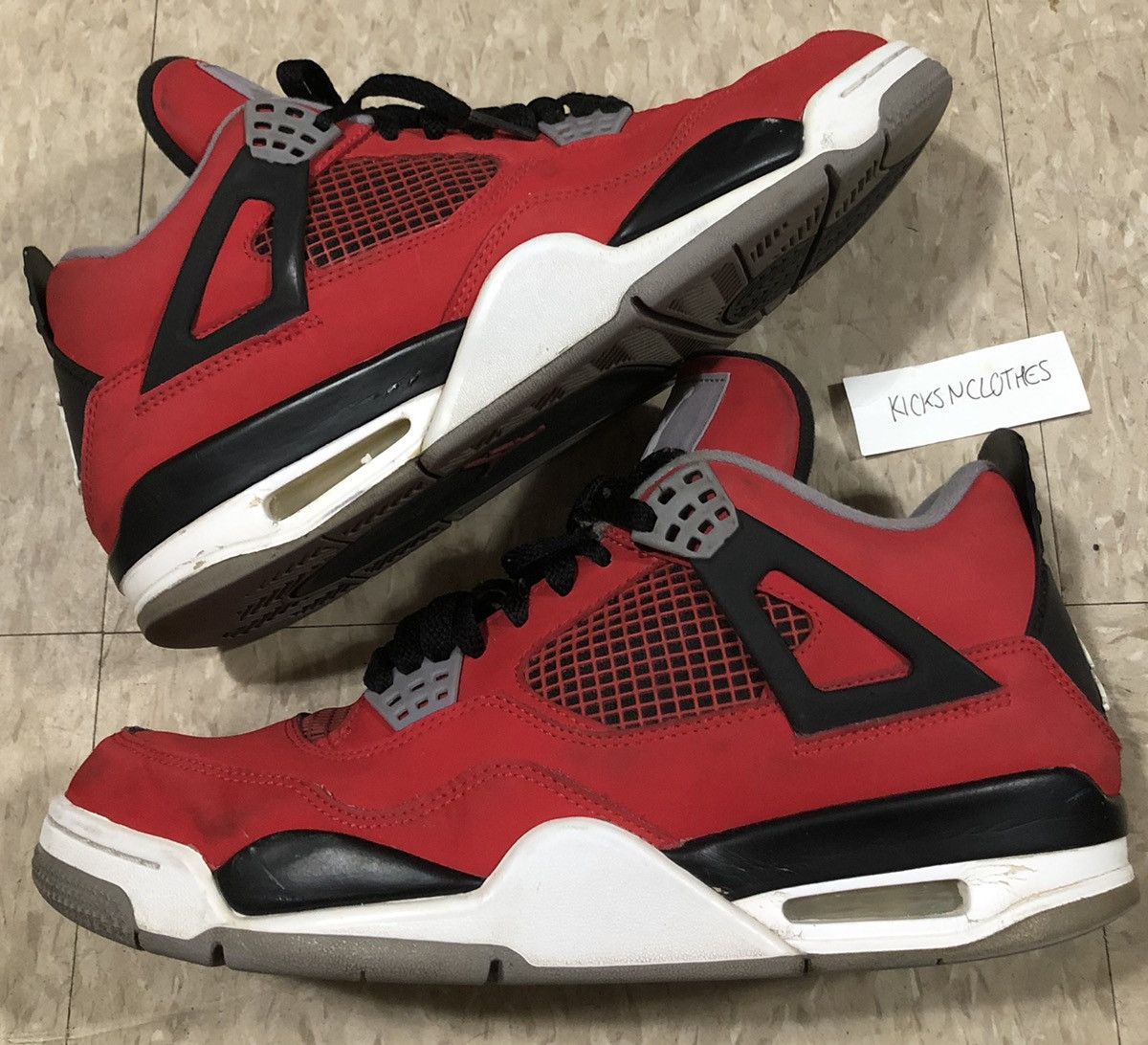 Jordan Brand Nike Air Jordan 4 Retro Toro Bravo 2013 red black white ...