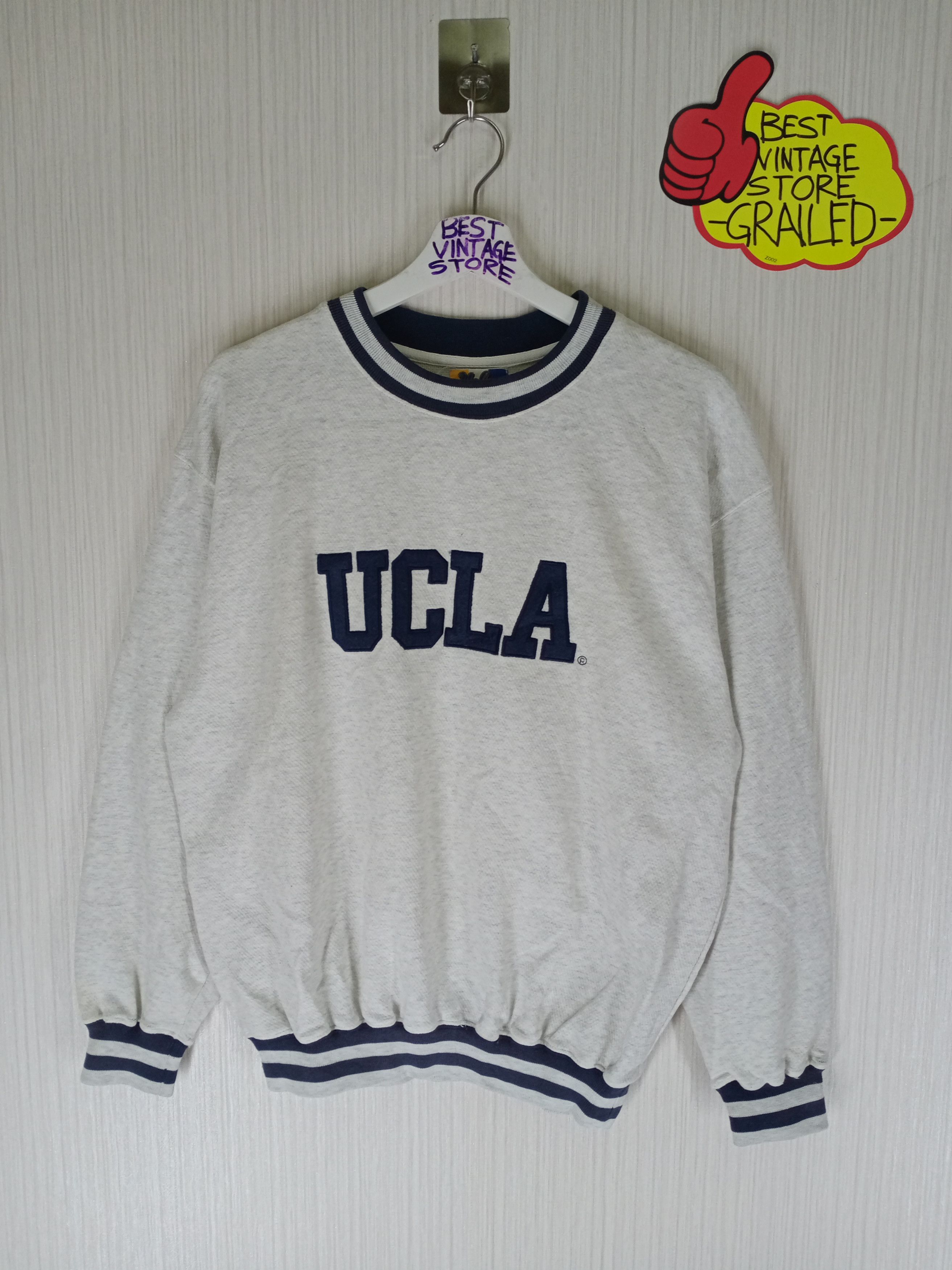 Vintage Vintage 90s UCLA Embroidery Big Logo Sweatshirt | Grailed