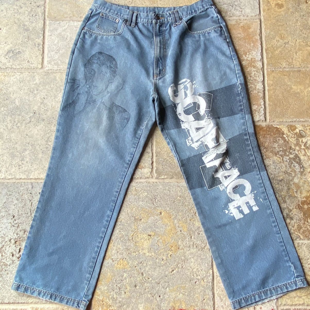 Vintage Vintage SCARFACE 90s Hip Hop Tony Montana Denim Jean Pants ...