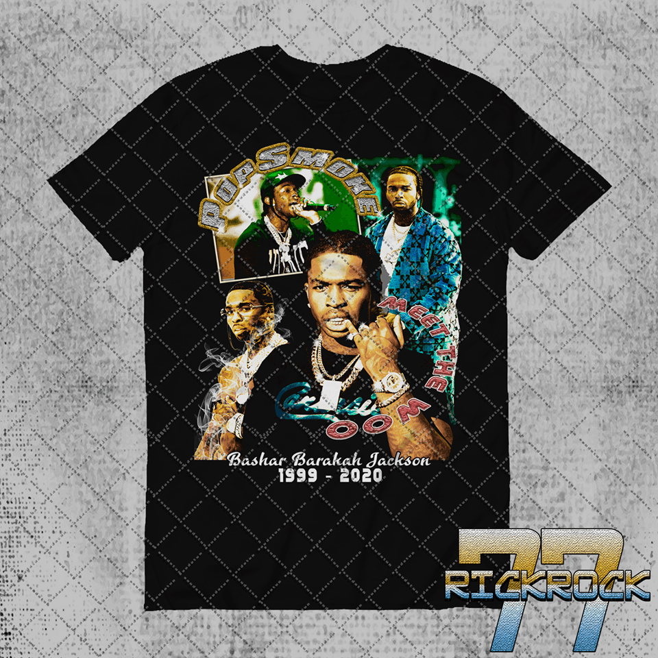 Band Tees × Rap Tees × Streetwear Pop Smoke - Meet The Woo Raptee (Size ...