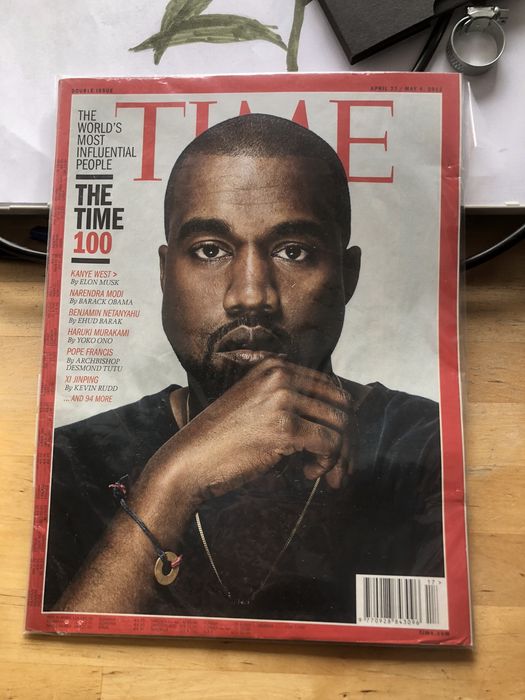 Kanye West Kanye West Cover Time Magazine | Grailed