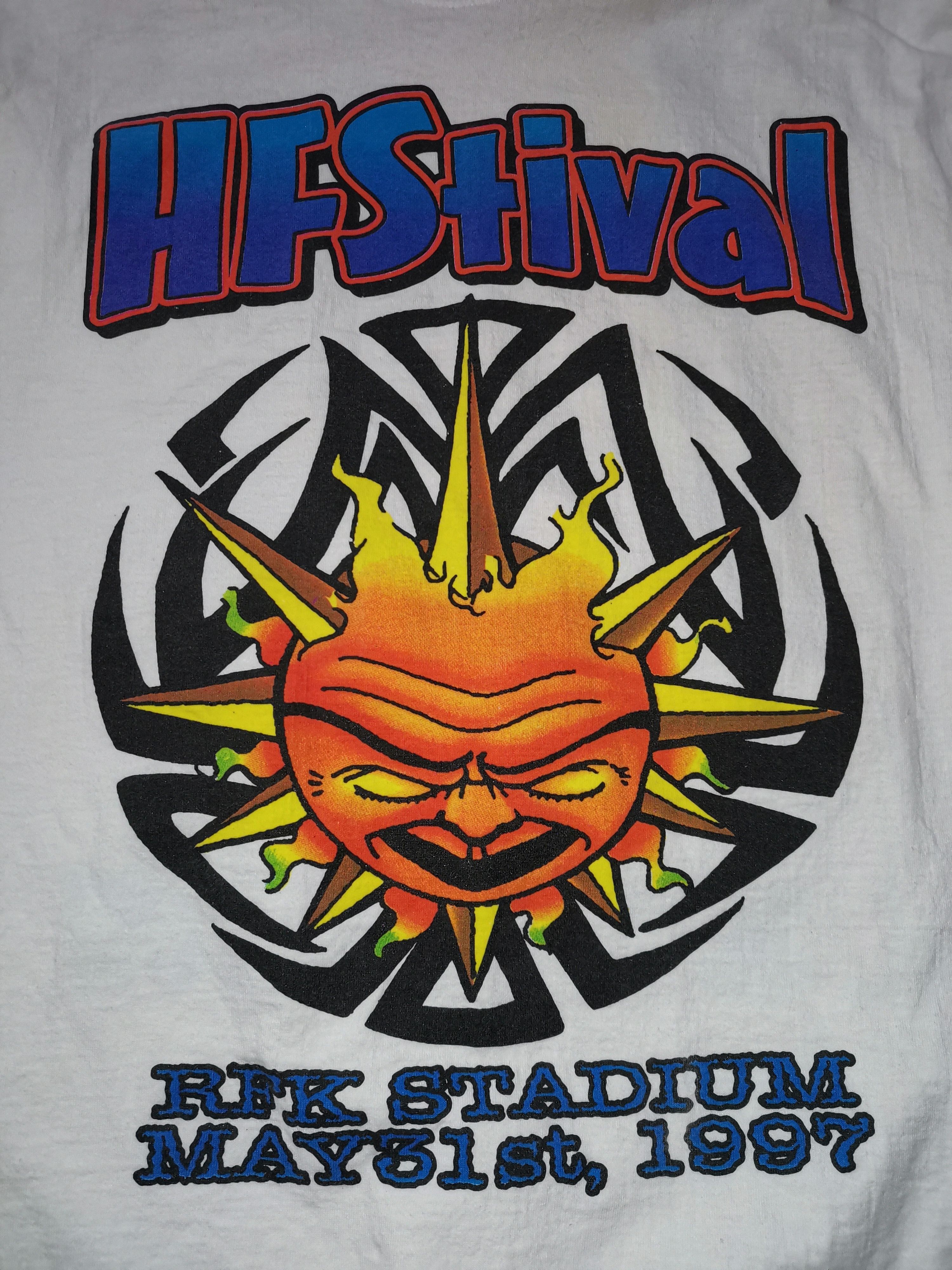 Fruit Of The Loom × Tour Tee × Vintage Vtg HFSTIVAL 97 RFK Stadium x ...