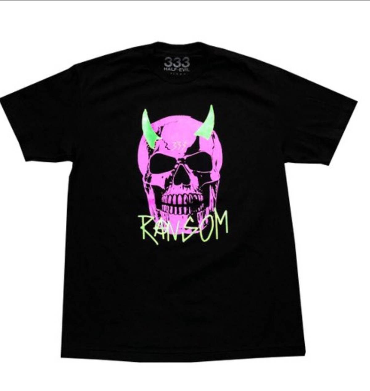 Half Evil × Ransom Clothing HALF EVIL x RANSOM Glowing Demon Skull ...