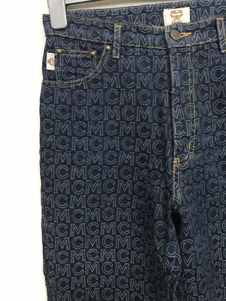 MCM Vintage MCM Legere Monogram Denim Jeans Pant Made In Japan | Grailed