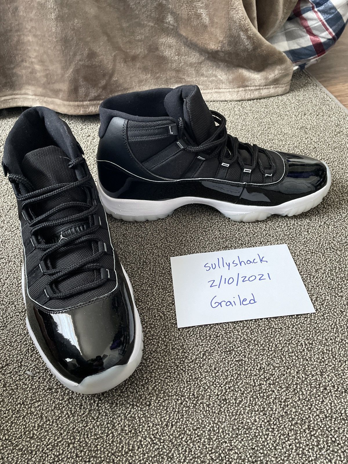 Nike Air Jordan 11 Retro Clear Black | Grailed