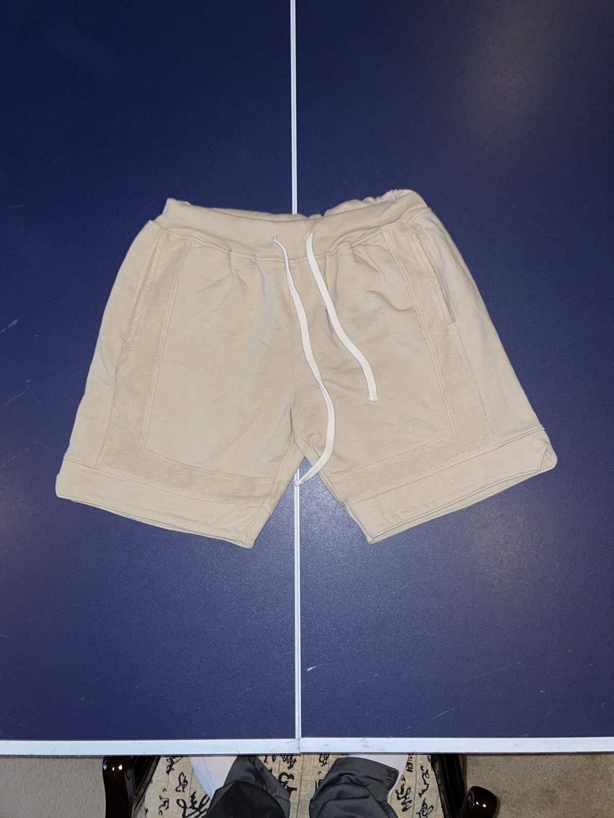 Richie Le Collection Richie Le Cargo Shorts Cream - M | Grailed