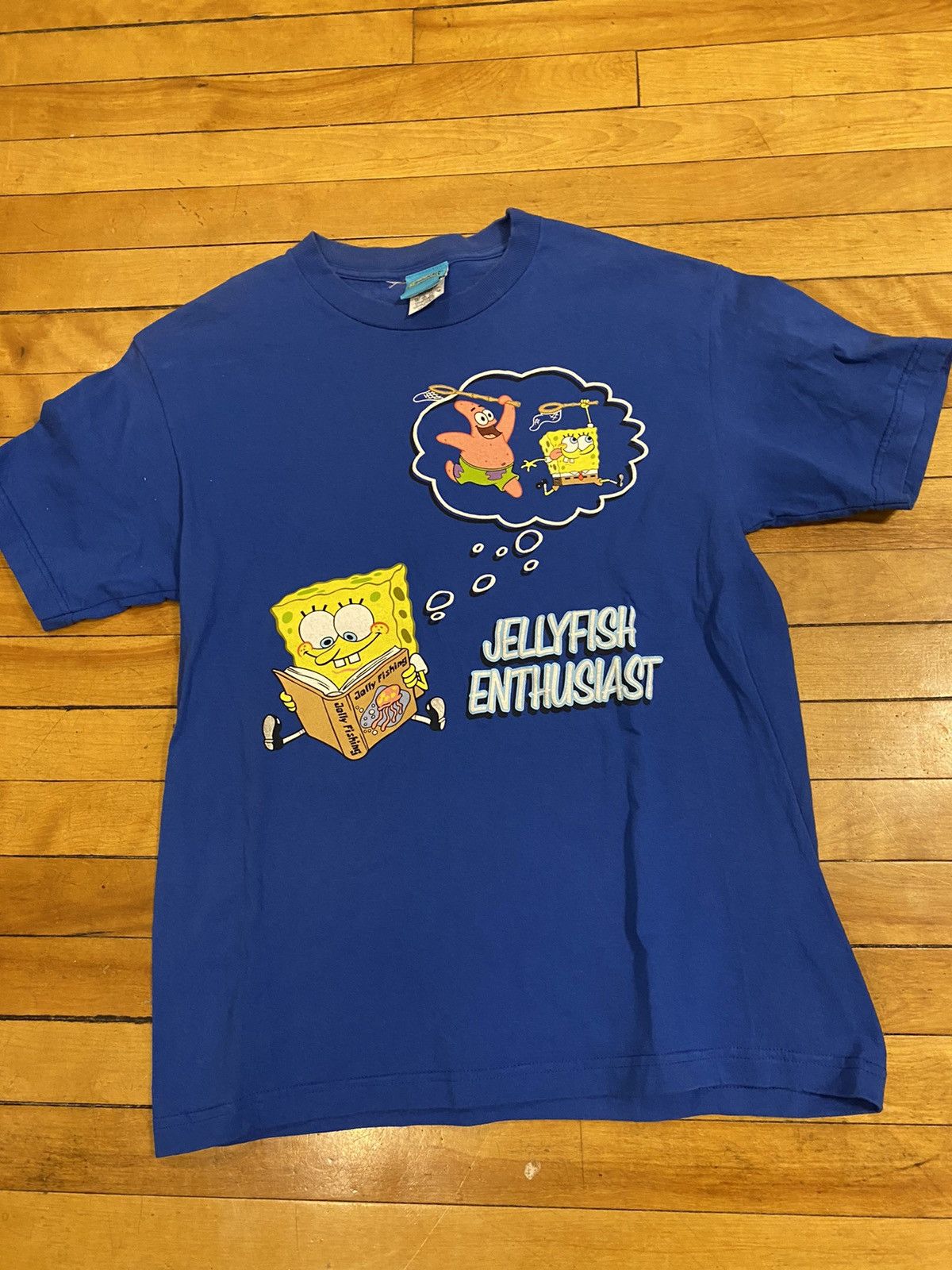 Vintage Spongebob 2002 jellyfish enthusiast shirt | Grailed