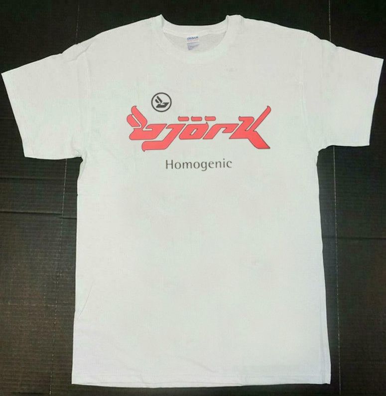 Band Tees × Japanese Brand × Streetwear Björk Homogenic Tee | Grailed
