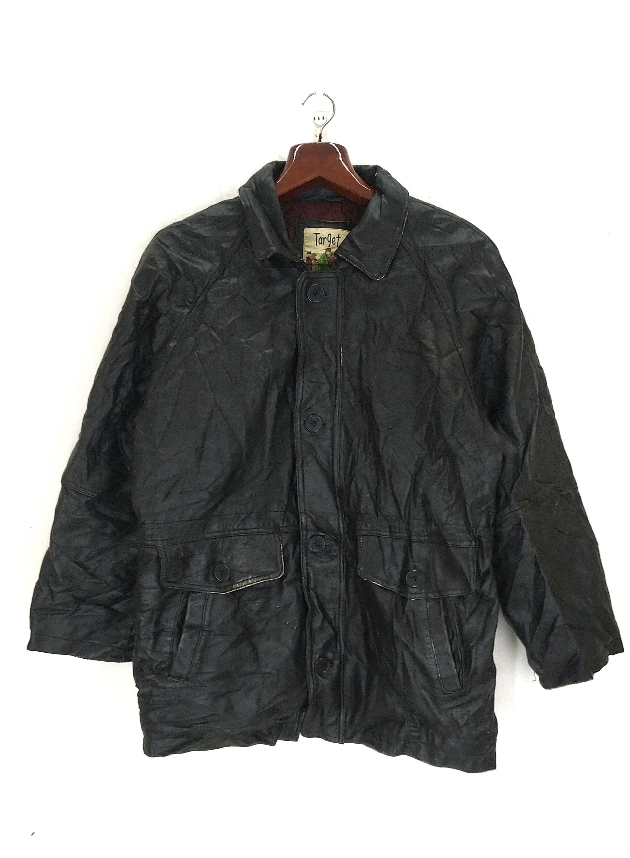 Leather Jacket × Odin X Target × Vintage Target Leather Jacket UK Lamb ...