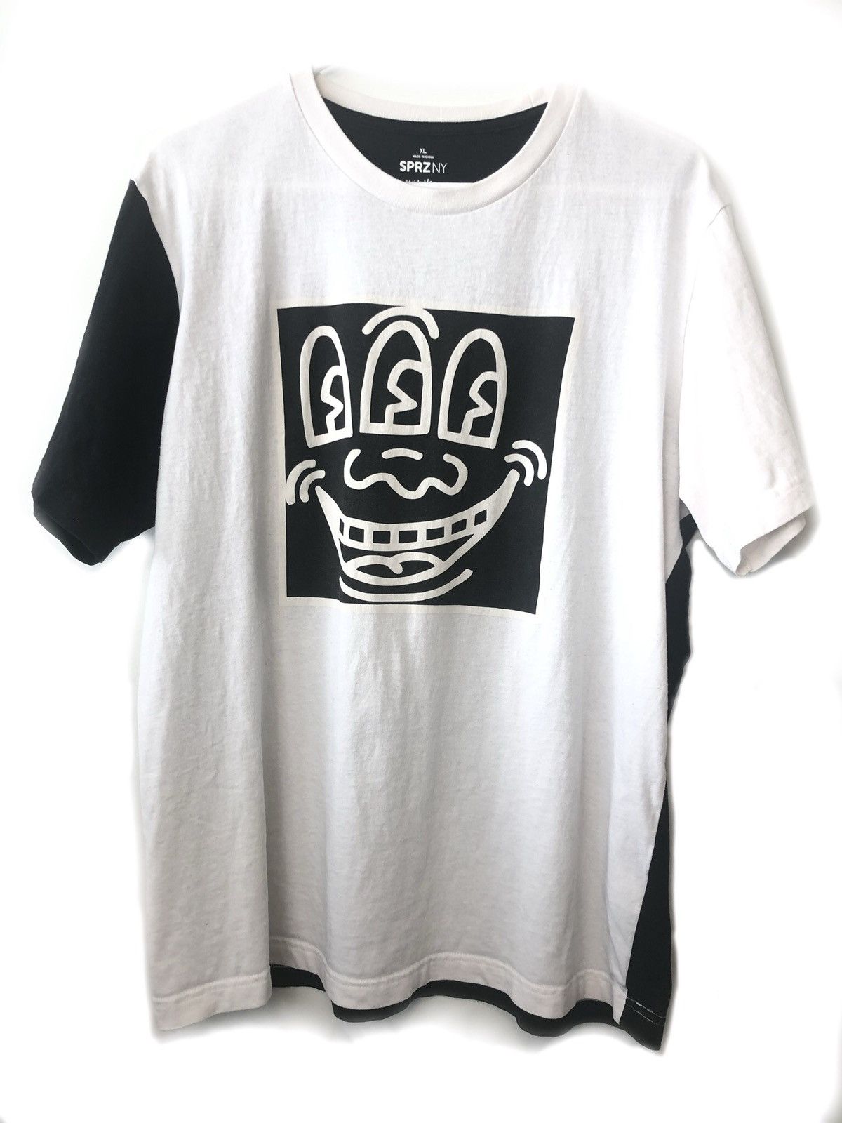 Keith Haring × Vintage Keith Haring Three Eyed Face Smile SPRZNY Art ...