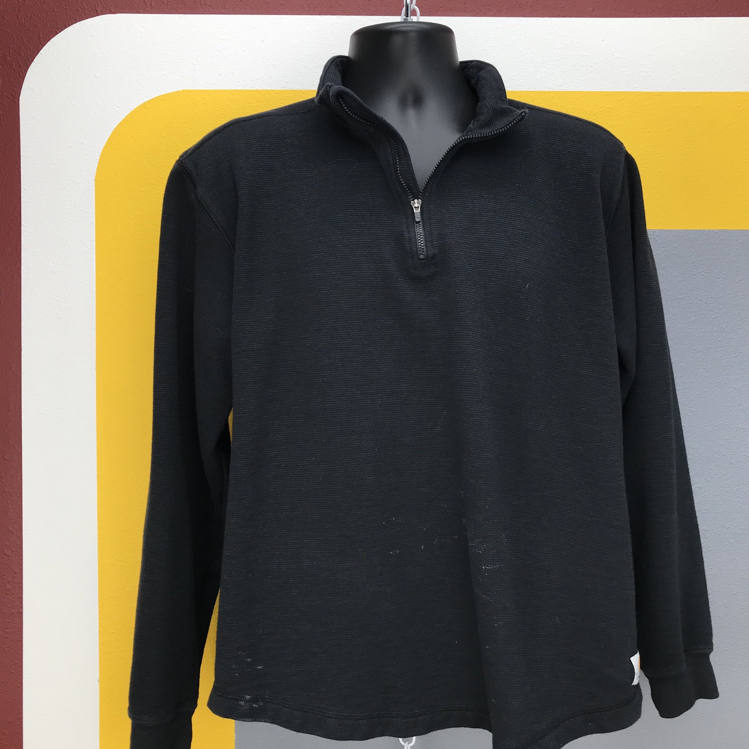 Carhartt Carhartt 1/4 zip black lightweight pullover | Grailed