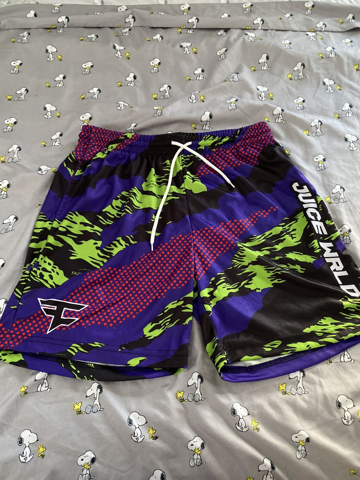 Streetwear Juice Wrld x Faze Paintball Shorts | Grailed