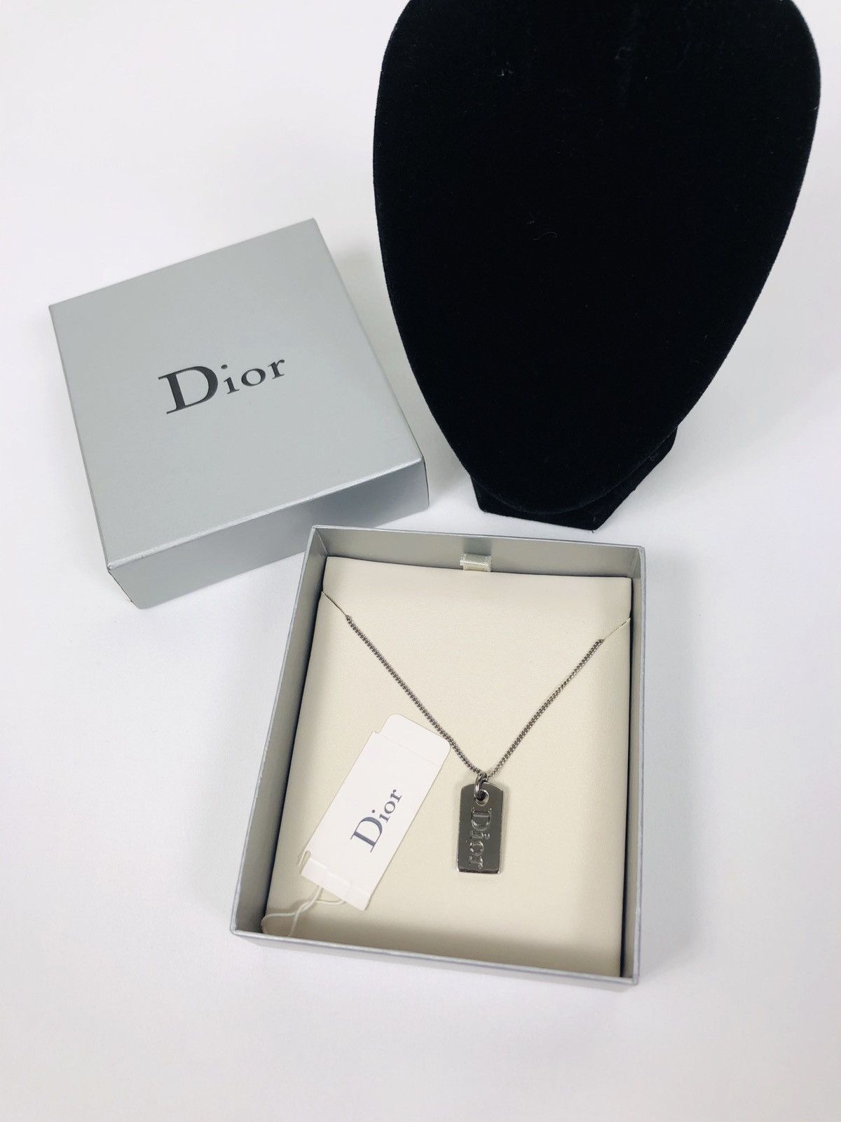 Dior Dior dog tag logo bracelet | Grailed