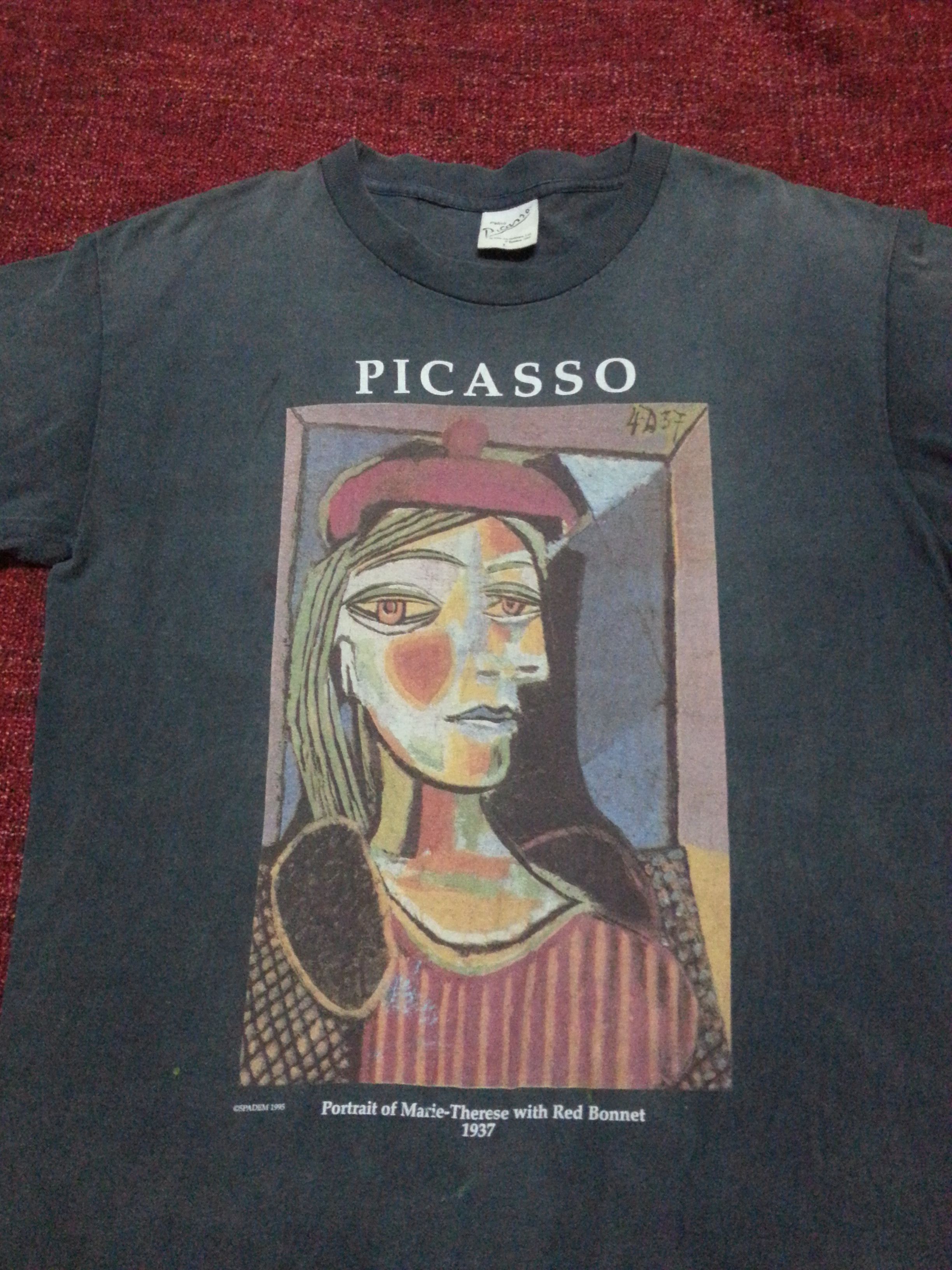 Vintage Vintage 90s rare Pablo Picasso Potrait of Marie-Therese with ...