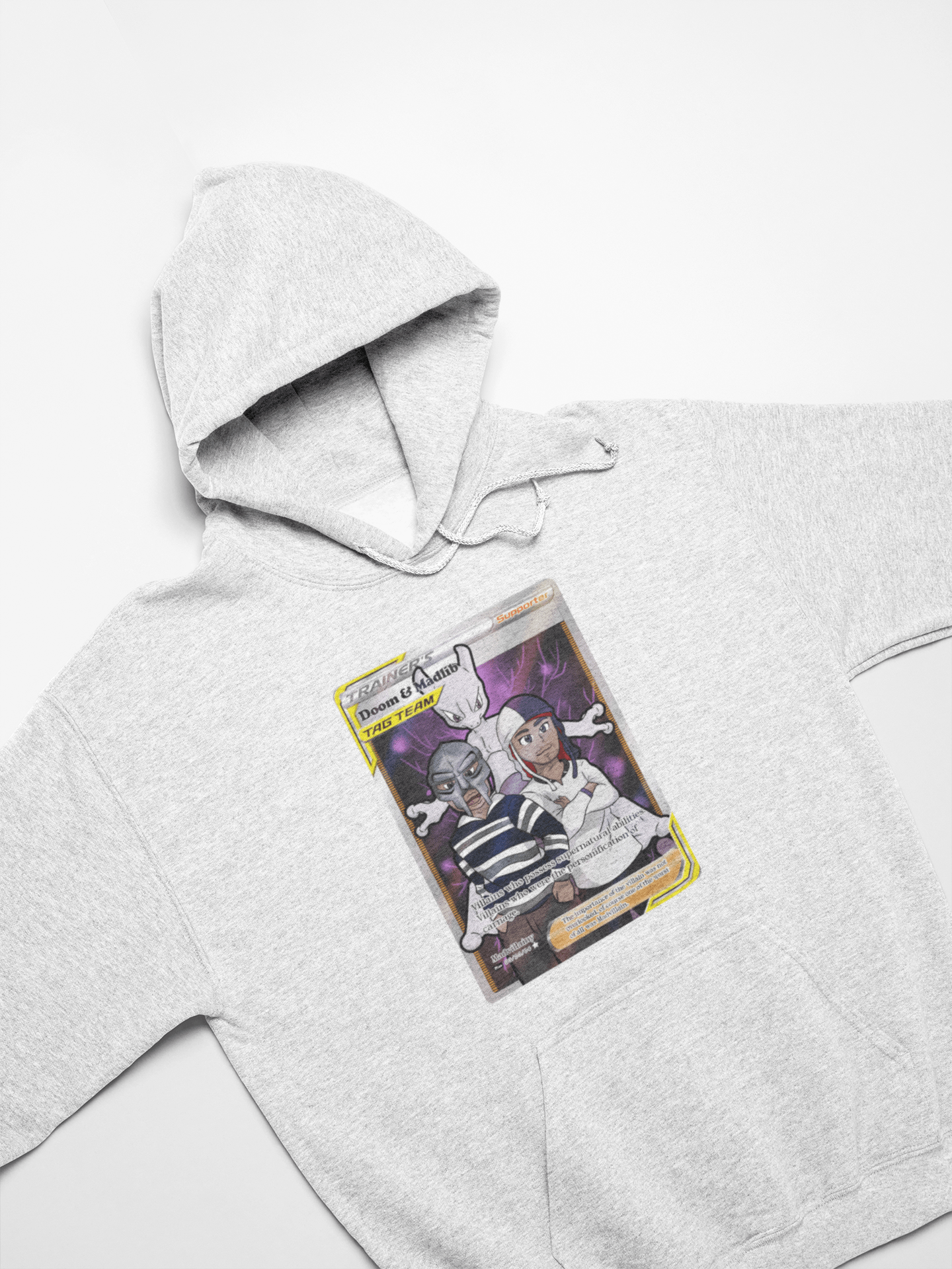 Custom MF DOOM, MADLIB, Mewtwo Hoody, Illest Villains Pokemon | Grailed
