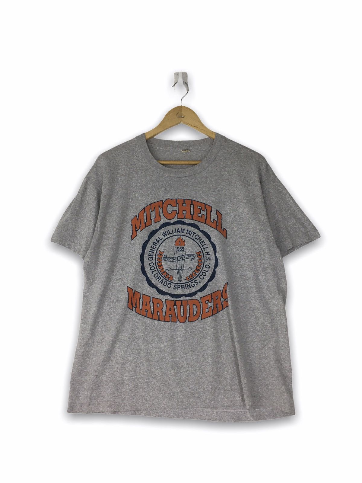 Rare × Vintage Vintage design Mitchell Marauders Tshirt | Grailed