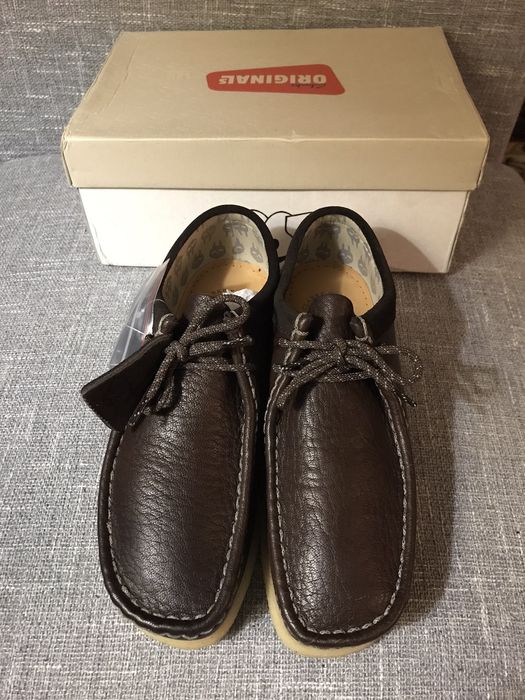 Clarks Clarks Wallabee MF DOOM Brown Leather | Grailed